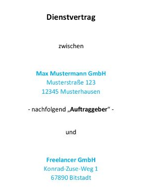 Freelancer Verträge | Vorlagen kostenlos downloaden