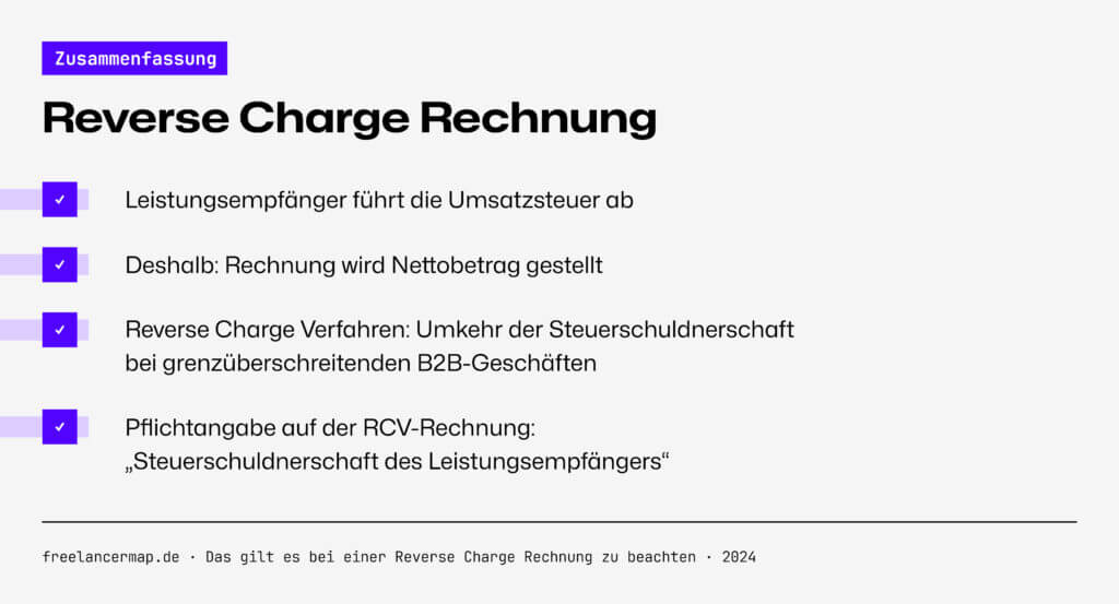 Reverse Charge Rechnung | kostenlose Vorlage herunterladen