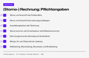 Stornorechnung | kostenlose Vorlage herunterladen